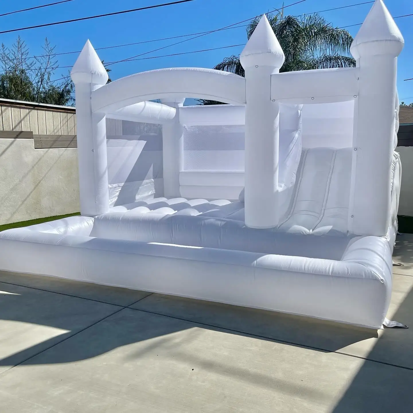 Thl Commercial Toboggan Inflables Bouncy Castle Combo Jumping Wedding ...