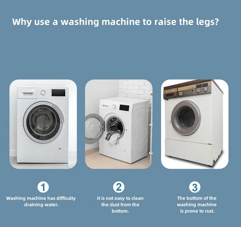 Washing Machine Foot Pads - Reduce Noise & Vibration