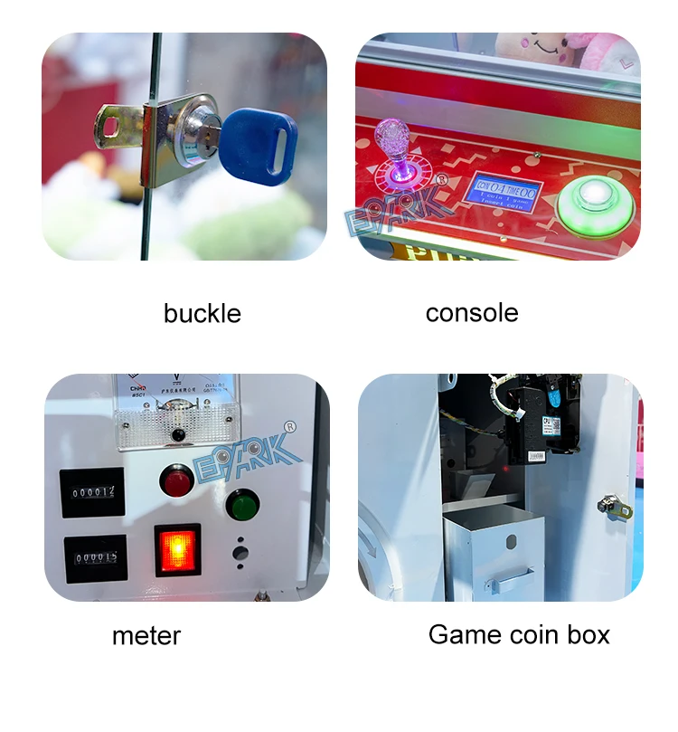 Coin Operated Toy Grabbing Machine Arcade Kids Claw Machine Crane ...