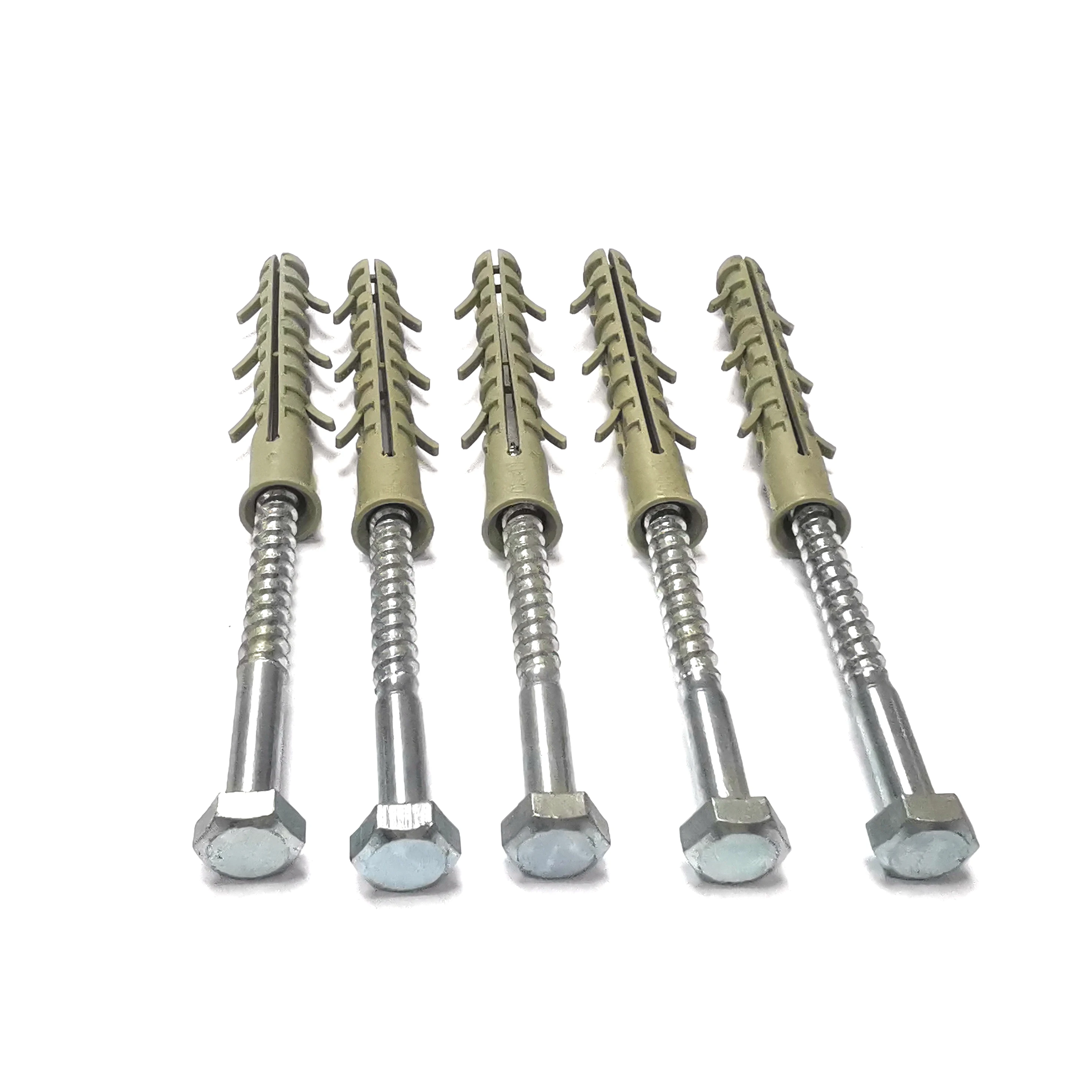 Expansion Plastic Anchor Nylon Anchor Screws Frame Fixing Wall Screws ...