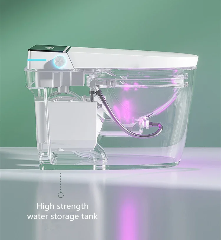 Modern Floor Mounted Electric Commode Automatic Closestool Wc ...