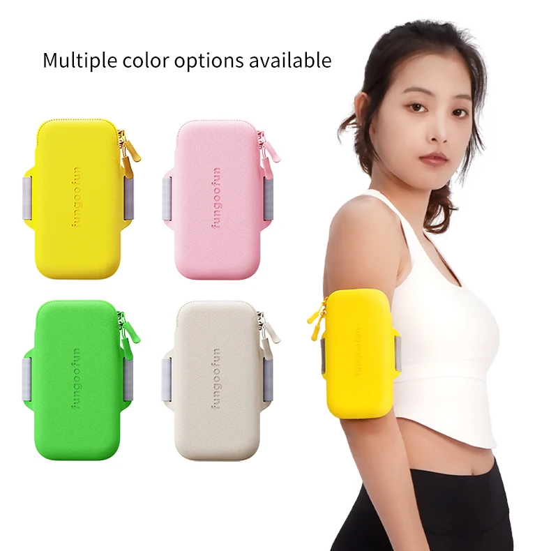 Waterproof EVA Gym Arm Pack Secure Zipper Closure Colorful for Workout ...
