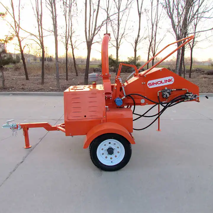 Wood Chipper Destroy Wood Diesel Engine Machine Water Cooled Home Use ...
