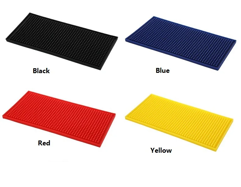 Custom Any Size Any Logo Soft Pvc Bar Mats, Rubber Silicone Bar Mat ...