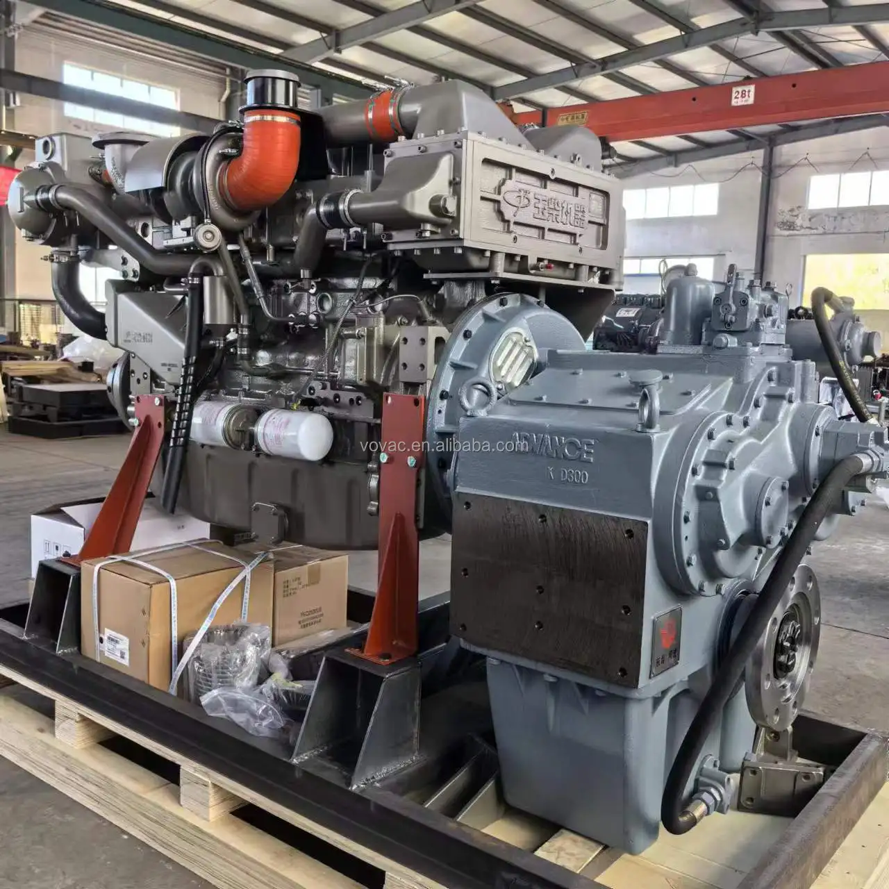 Yuchai YC6MK Series 300hp 1500rpm YC6MK300C Water-cooled Marine Engine ...