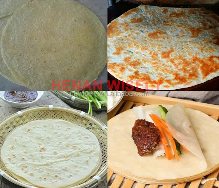 Commercial Dough Roller Press Machine Automatic Chapati Pancake Making ...