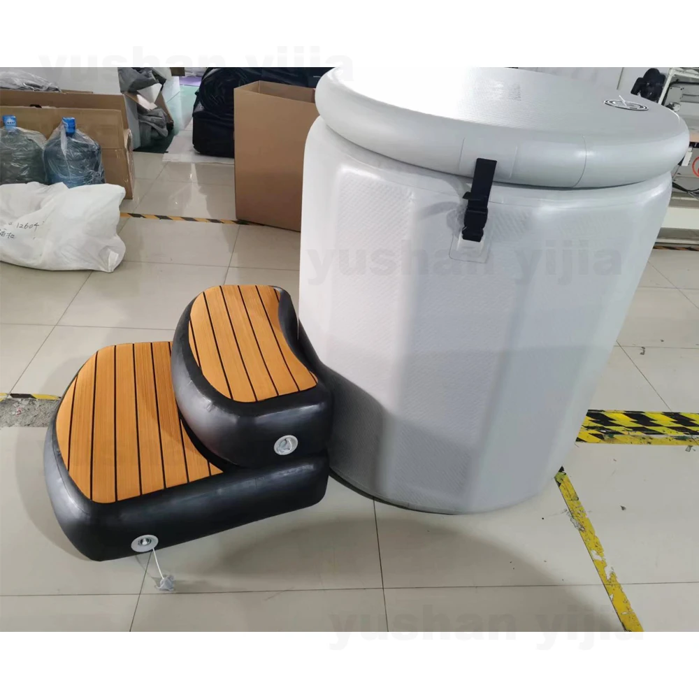 2024 Portable Ice Bath Tub Foldable Inflatable Stair With Anti-slip Eva ...