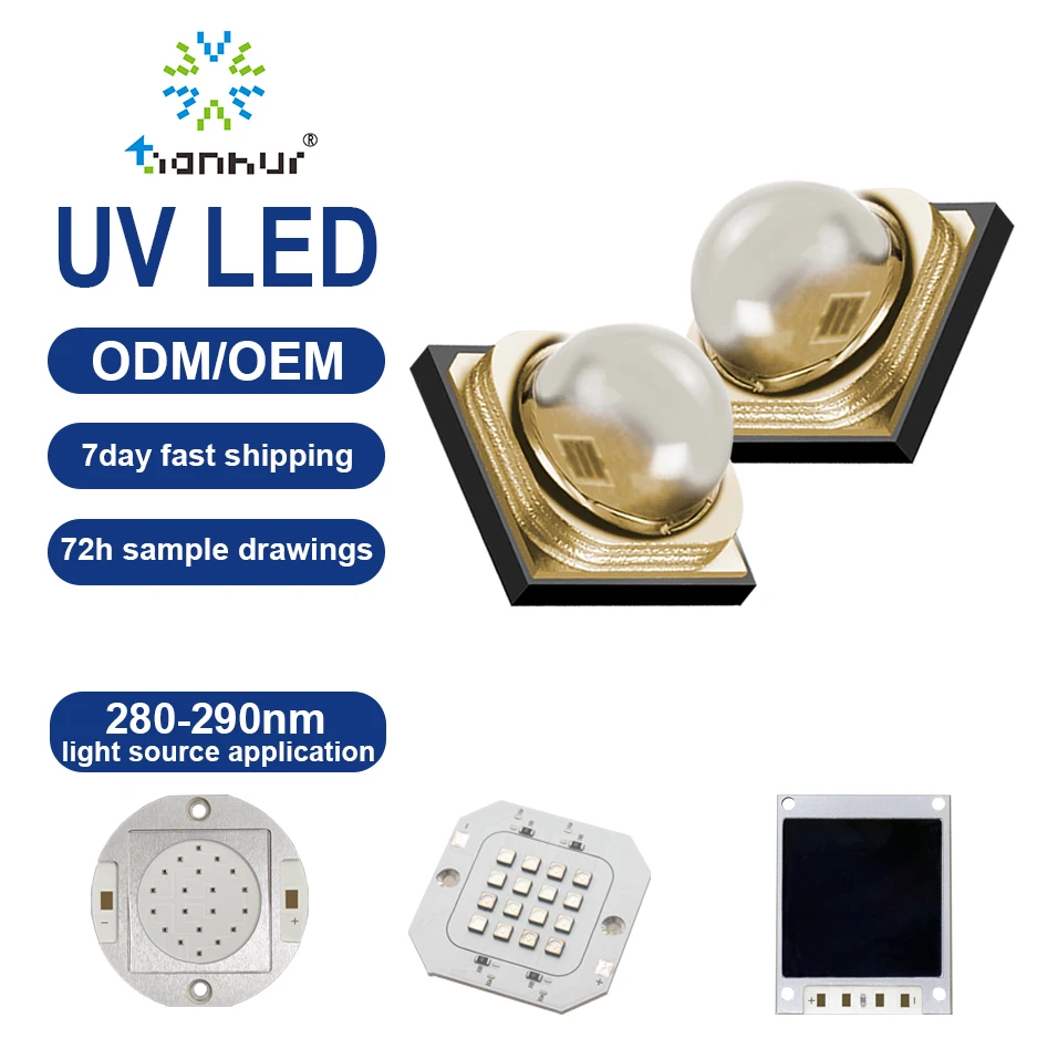 Tianhui 340nm UV LED SVC SMD 3535 UVA LED Blood Analysis Phototherapy ...