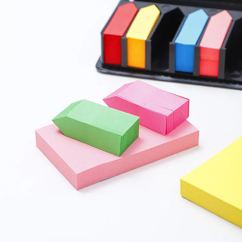 Customized Promotion Sticky Notes 200pcs Sticky Memo Pad Colorful ...