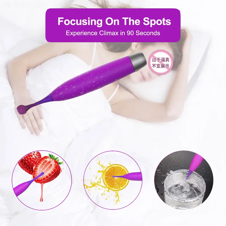 Clitoral Stimulation Honey Bean Stick Vibrating Pen Massage Av Stick Masturbator Adult Sex ...