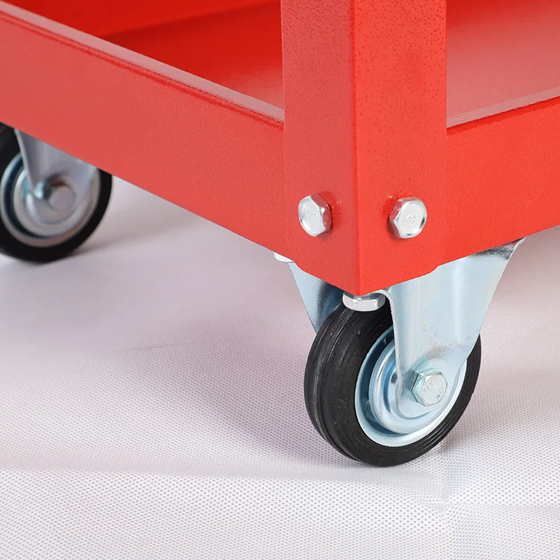 Auto Repair Mechanical Tool Cart Workshop Cart Three-layer Rolling Tool ...