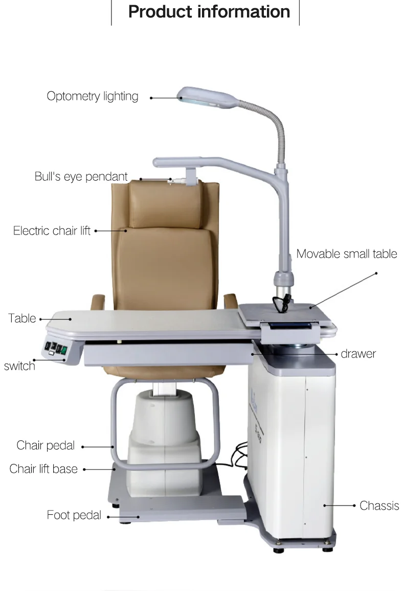 100% New Loudly Brand Optometry Ophthalmic Stand With Chair Ophthalmic ...