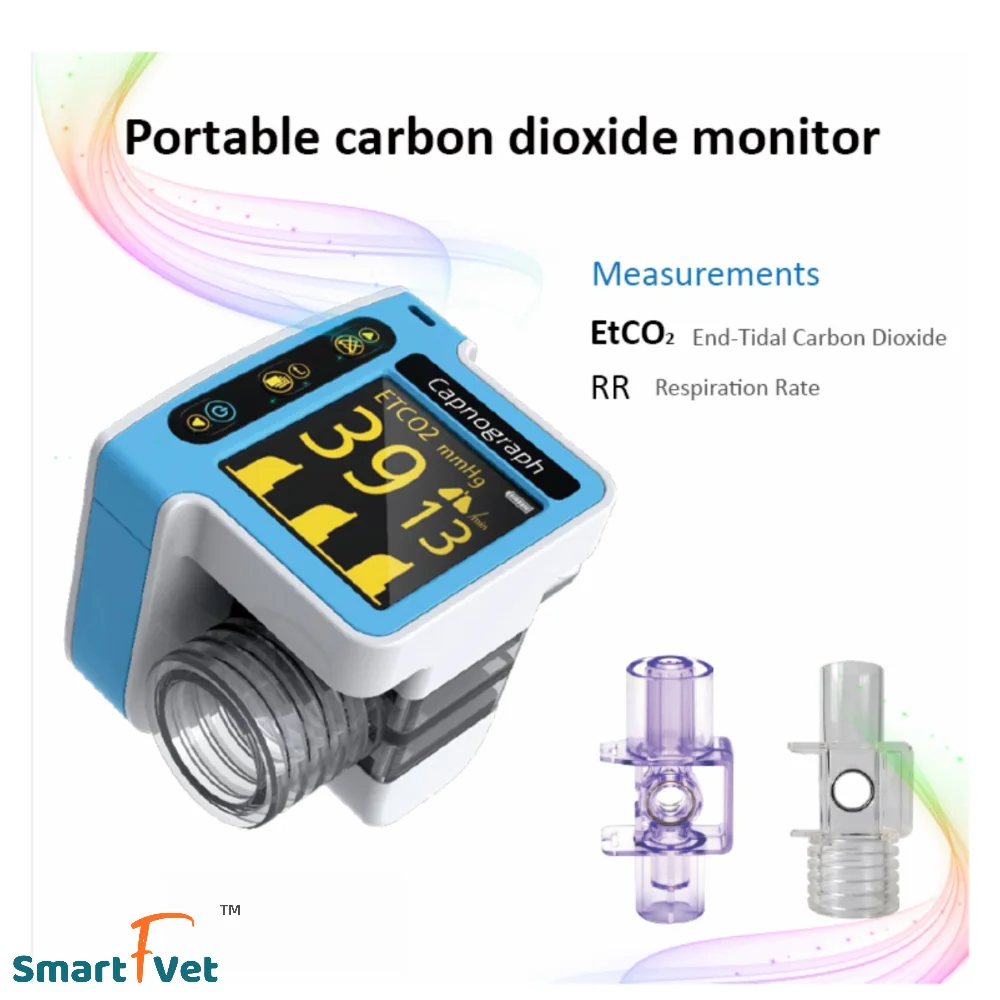 Smart F Vet Veterinary Equipment Portable Etco2 Capnography Monitoring ...