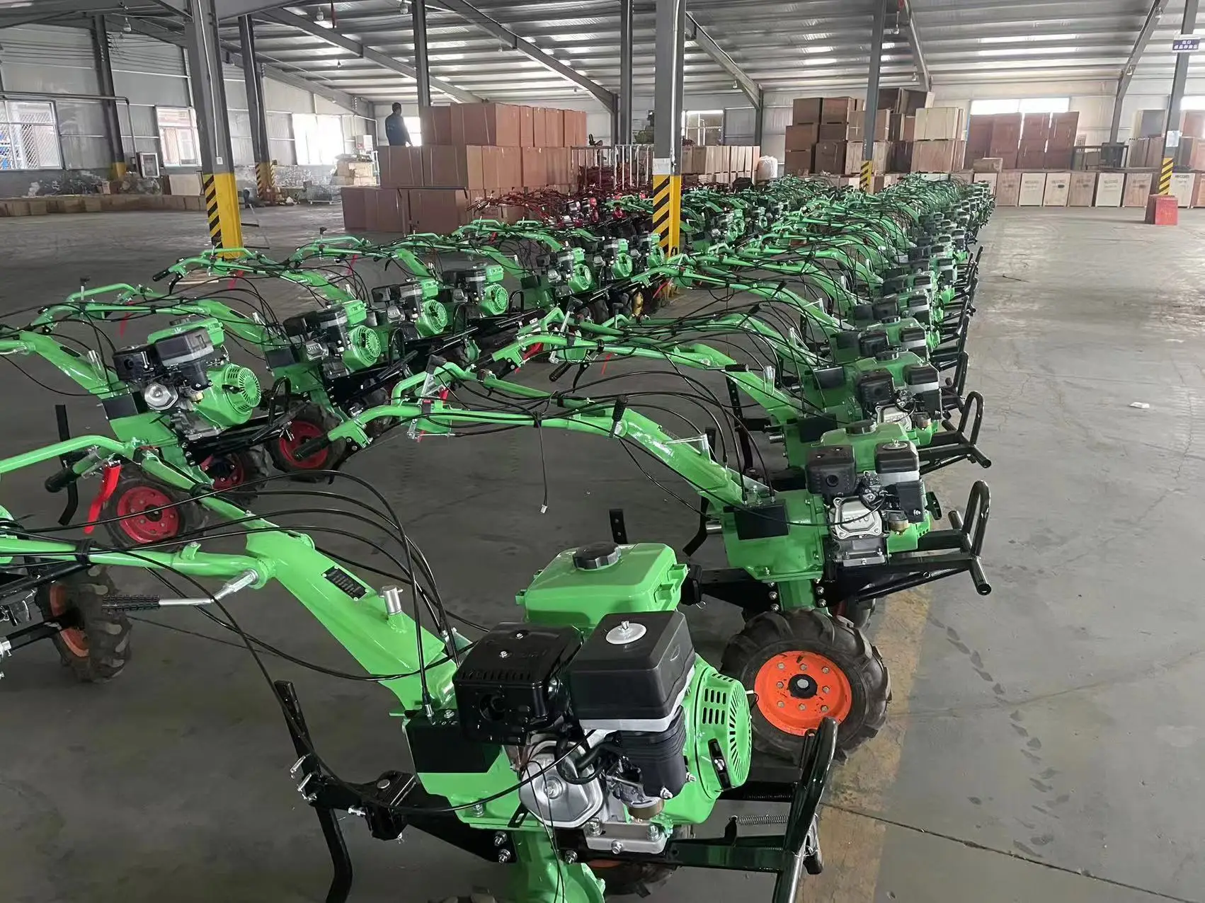 Mini 5.5HP Rotovator Lawn Tiller Cultivator - 10hp Diesel Power Tiller