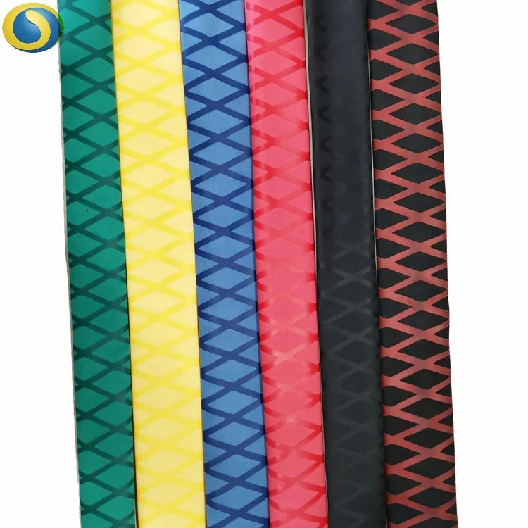 Flexible wrap tubing 35mm diamond pattern non-slip heat shrink tube for ...