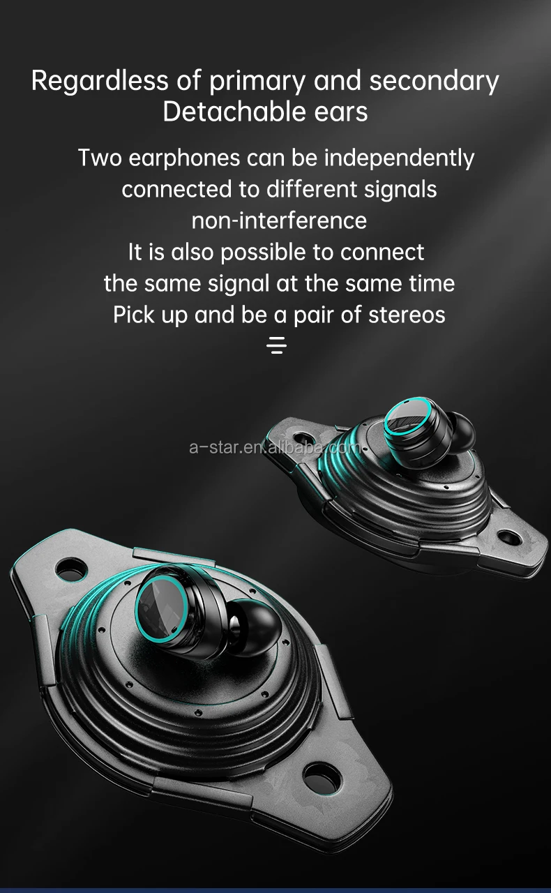 M25 Tws Earbuds Gaming Earphone BT 5.3 Noise Reduction Low Latency HiFi ...