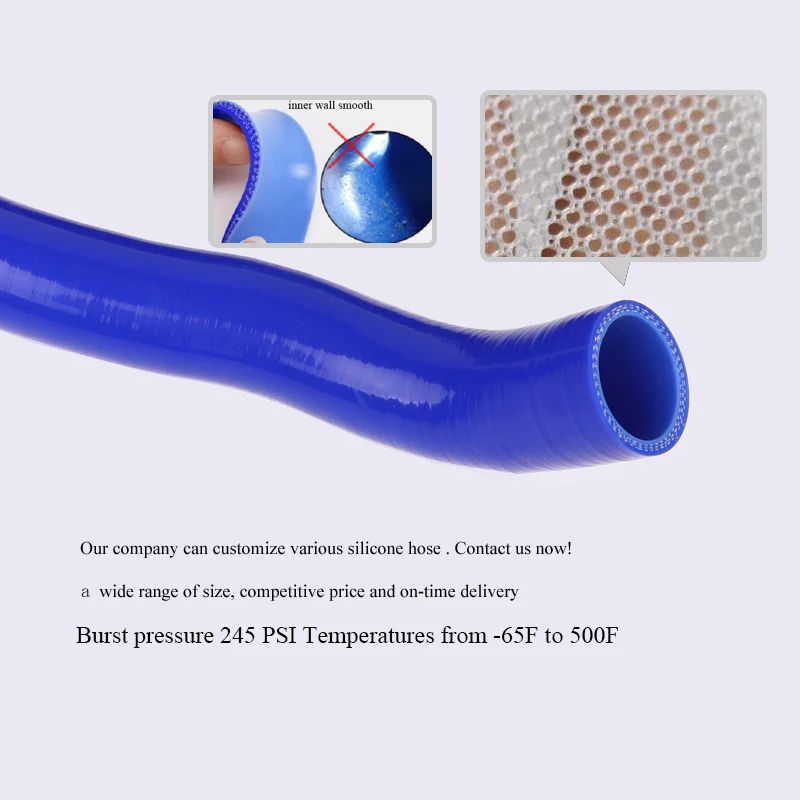 High Quality Automobile Reinforced Silicon Pipe Coolant Radiator Rubber ...