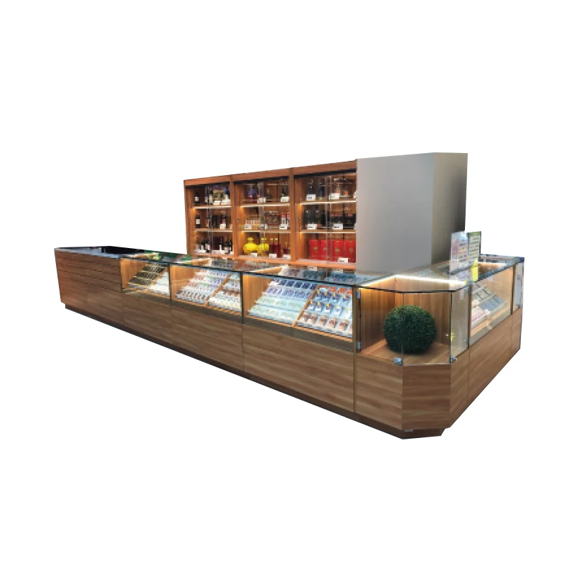 Smoke Shop Cigar Display Showcase Tobacco Case Display Racks Wine ...