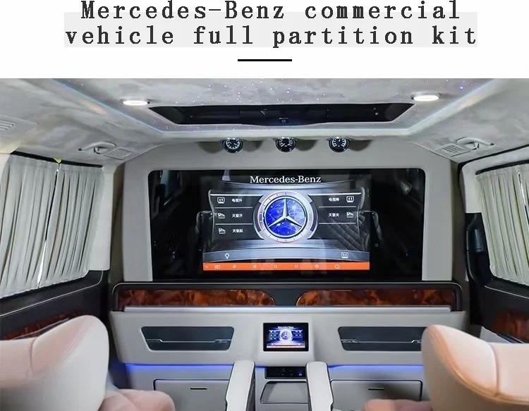 V-class V220D V250D Interior Upgrade with TV Wall & Partition