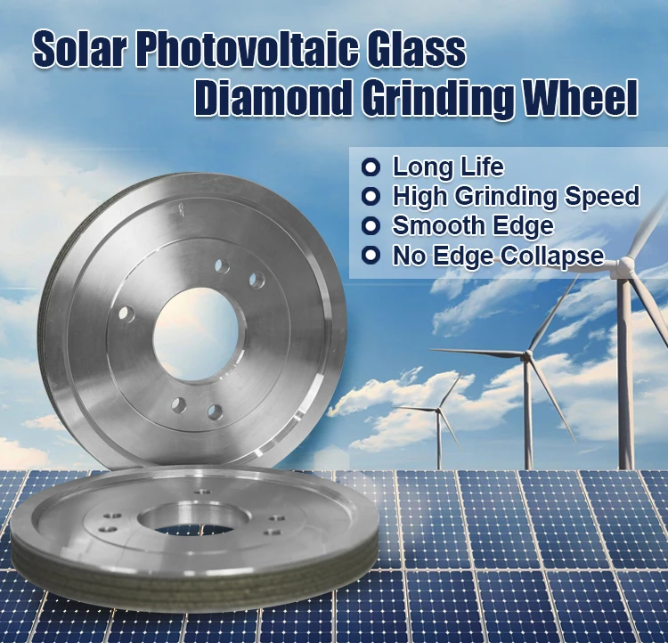 High Quality Abrasive Tool 200/3.2 Mm 3 Grooves Diamond Glass Edge ...