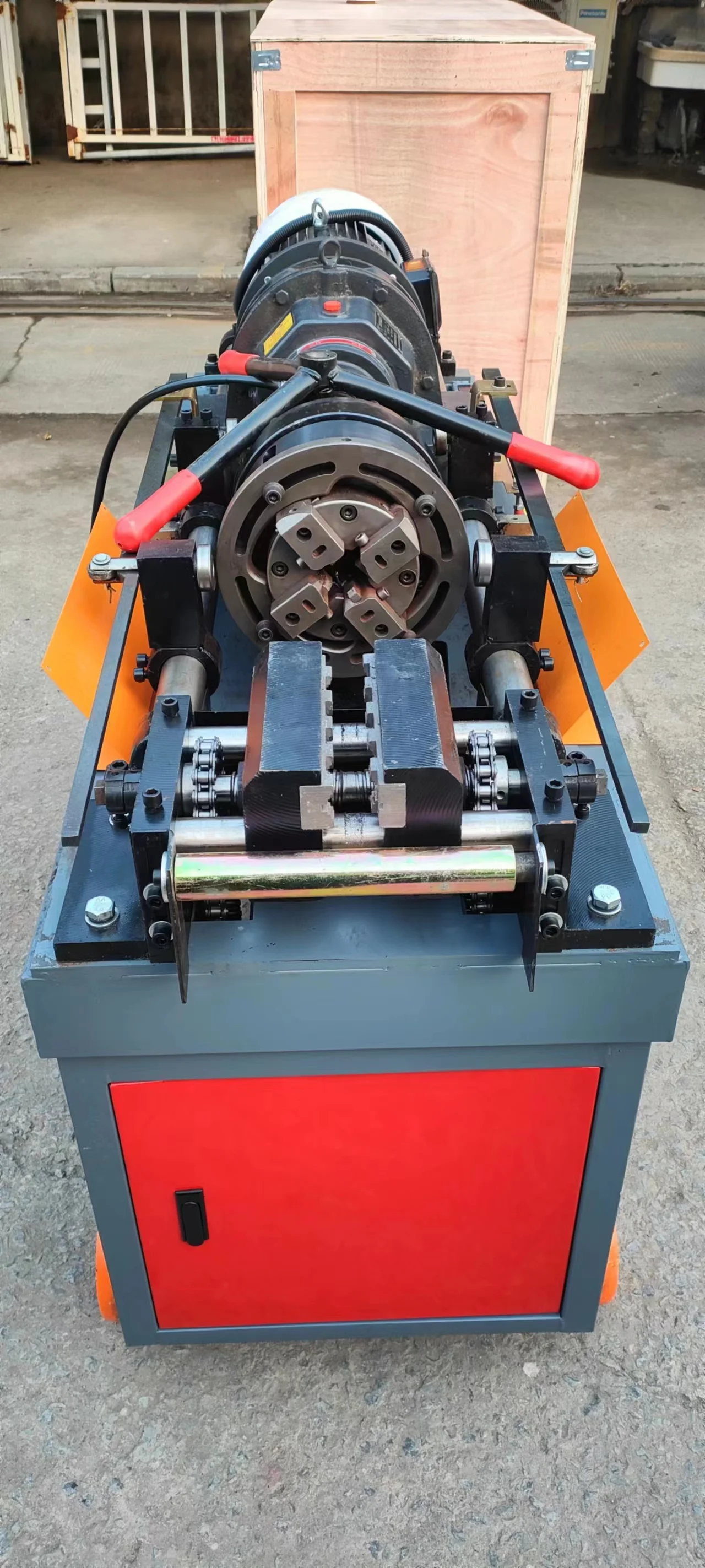 300mm Thread Rolling Length Rebar Thread Rolling Machine Price In China ...