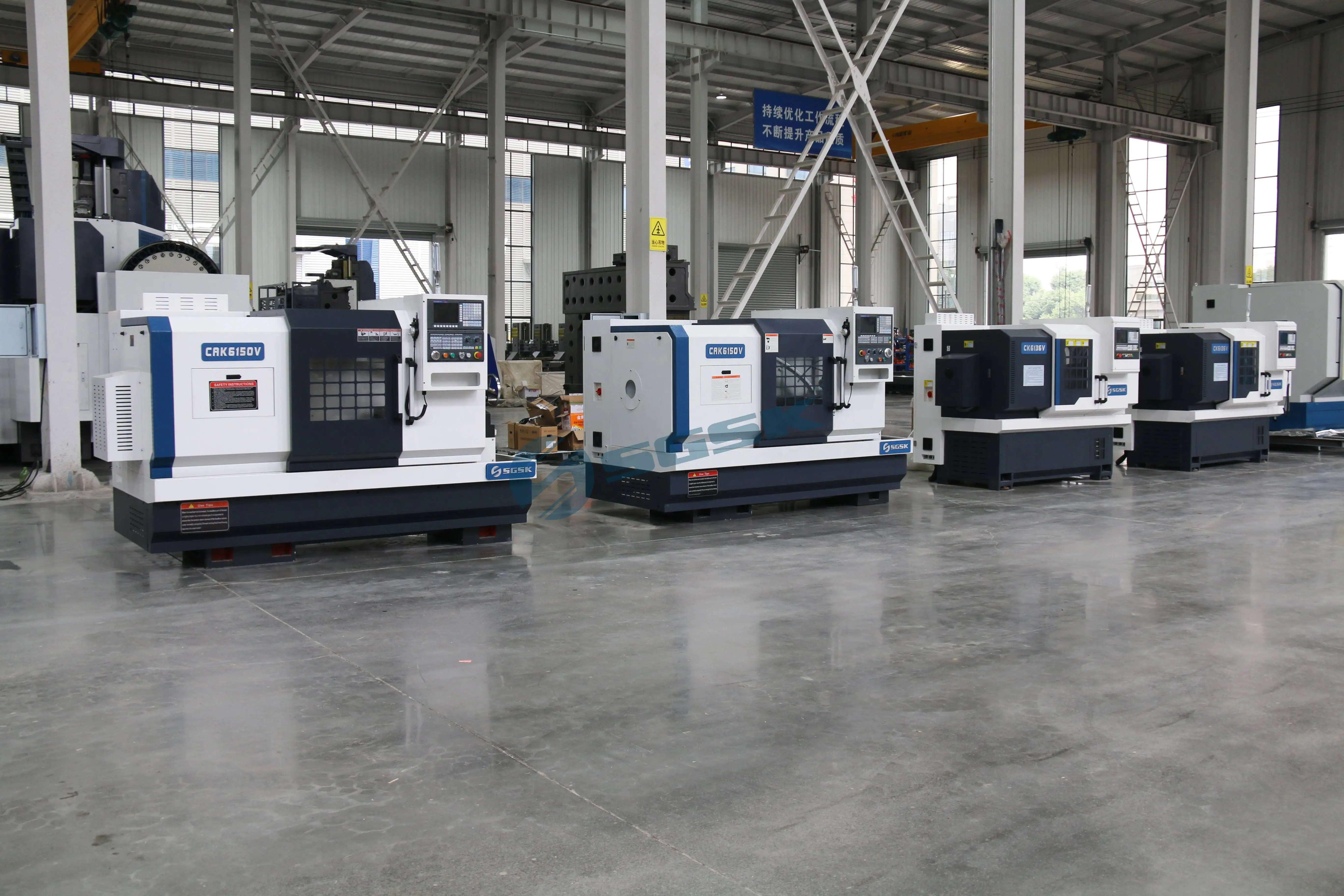 Syntec CNC Controller Lathe Machine CAK6150 - Double Spindle