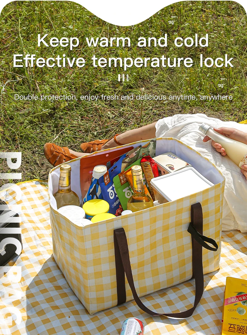 Wholesale Insulated Picnic Basket - Leak-Proof & Collapsible