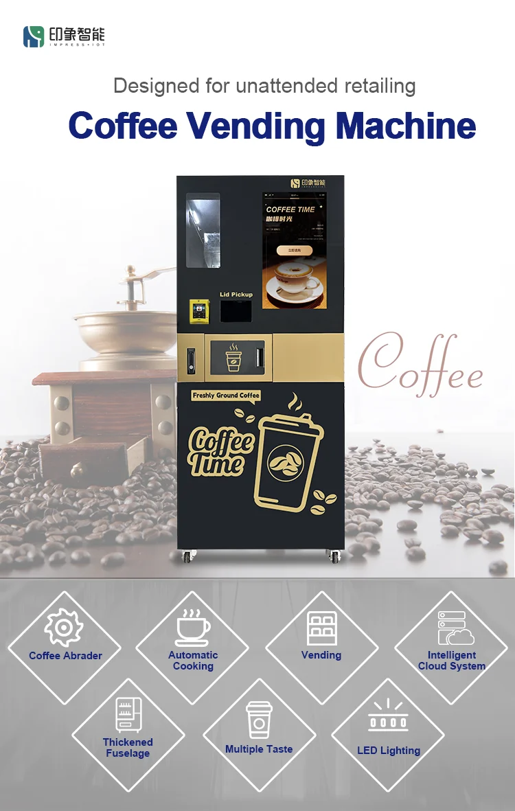 IMT Freshly Ground Coffee Vending Machine - Card Operated
