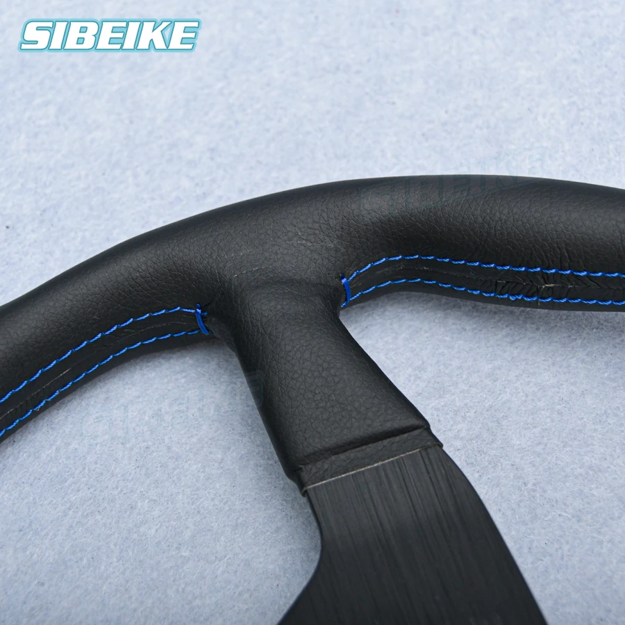 Universal Sports Steering Wheel Leather Custom 350mm 14inch Drifting ...
