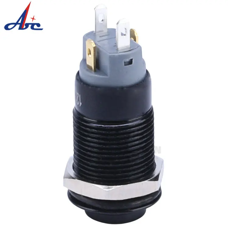 Mini Push Button Switch Stainless Steel Ip65 Black Housing 4 Pin ...