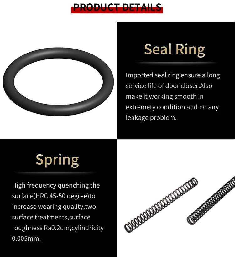 Aluminium Auto Door Closer Door Closer Heavy Duty Self Closing Door ...