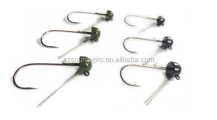 Wholesale Weedless Ned Rig Jighead,Tungsten Rig Jig Head,Mushroom ...