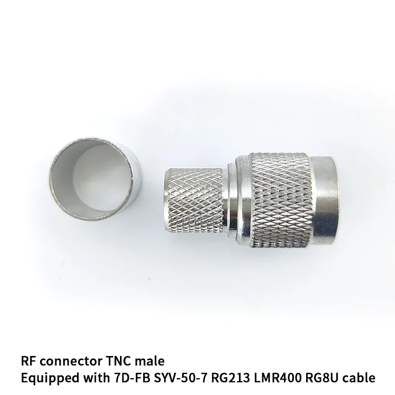 High Quality 50 Ohm RF Connector TNC Male -7 for RG213 Coaxial Cable ...