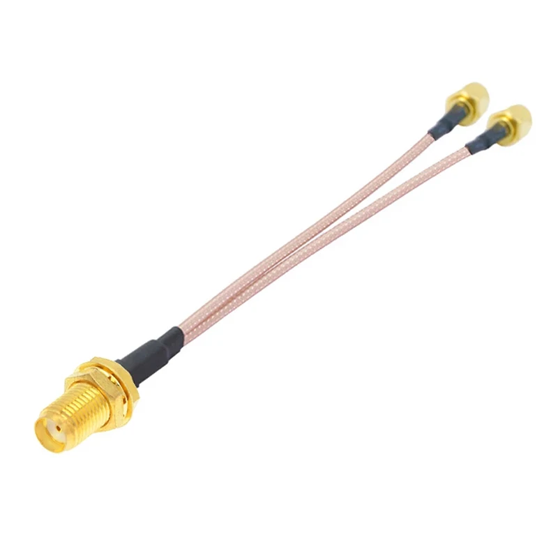Bulkhead Y Type Splitter Combiner Wifi Antenna Extension Cable Rg316 Rf ...