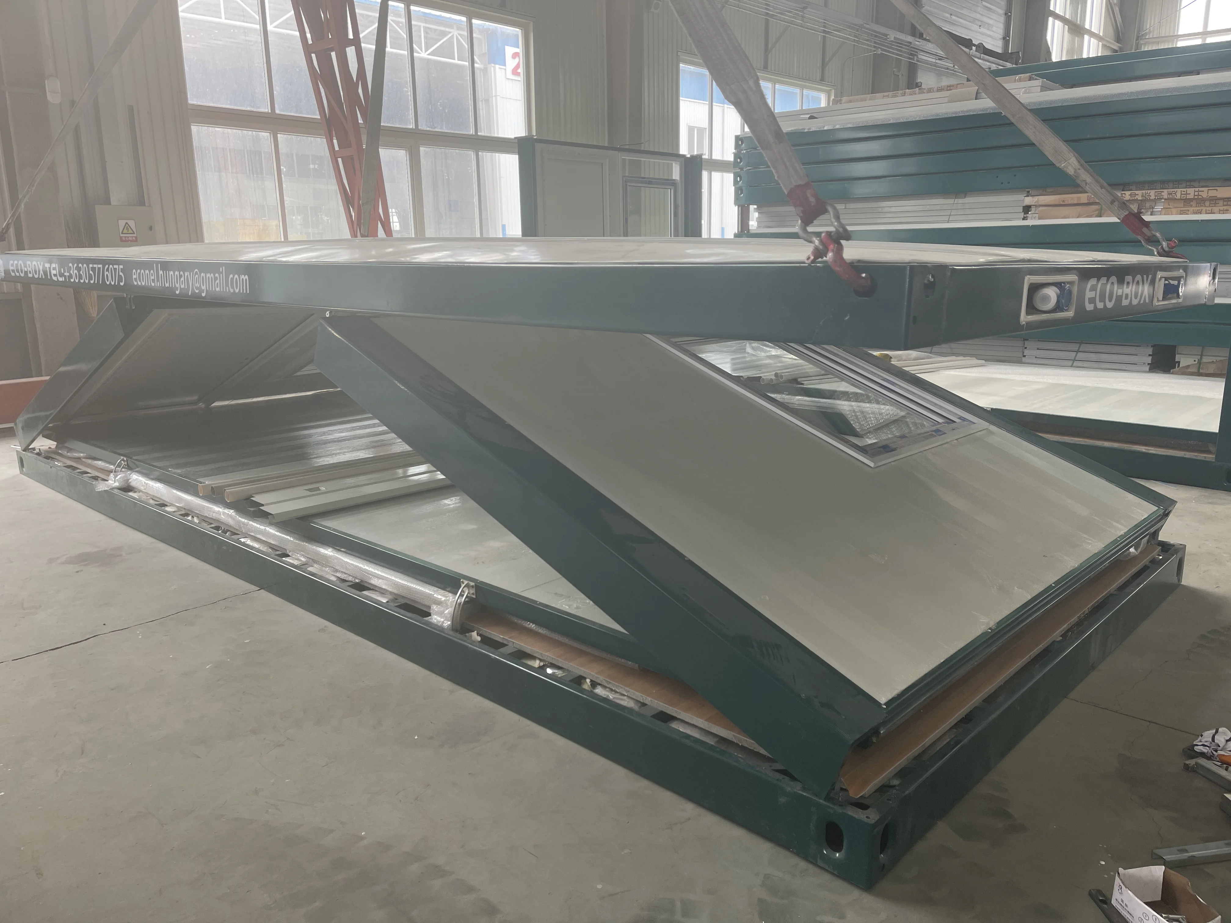 Z Shape Folding Container House Prefab Container House Foldable ...