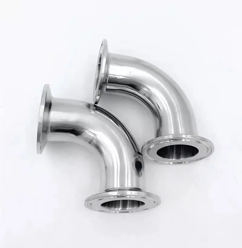 Sanitary 90 Degree Tc Clamped Elbow Bend Stainless Steel Vacuum ...