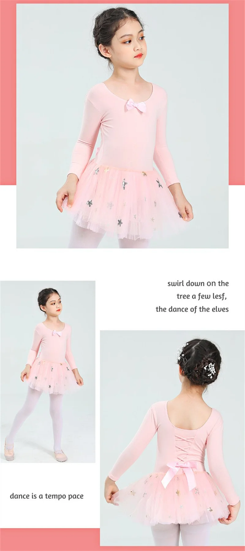 Oem Custom Classic Ballet Uniforms Leotards Dancing Clothes Star Sequin ...