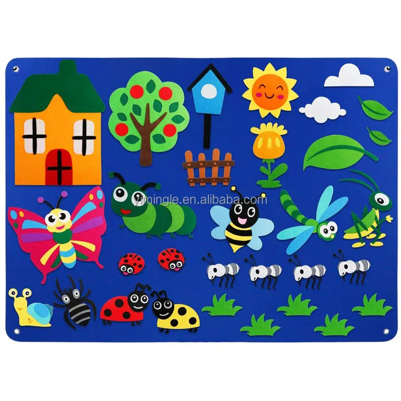 Zoo Animals Woodland Felt Board Story Set Toddlers Flannel Board ...