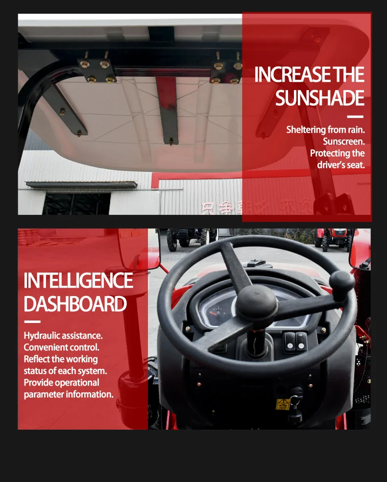 4x4 Massey Ferguson Agriculture Farm Tractor 4 Wheel Drive Tractors ...