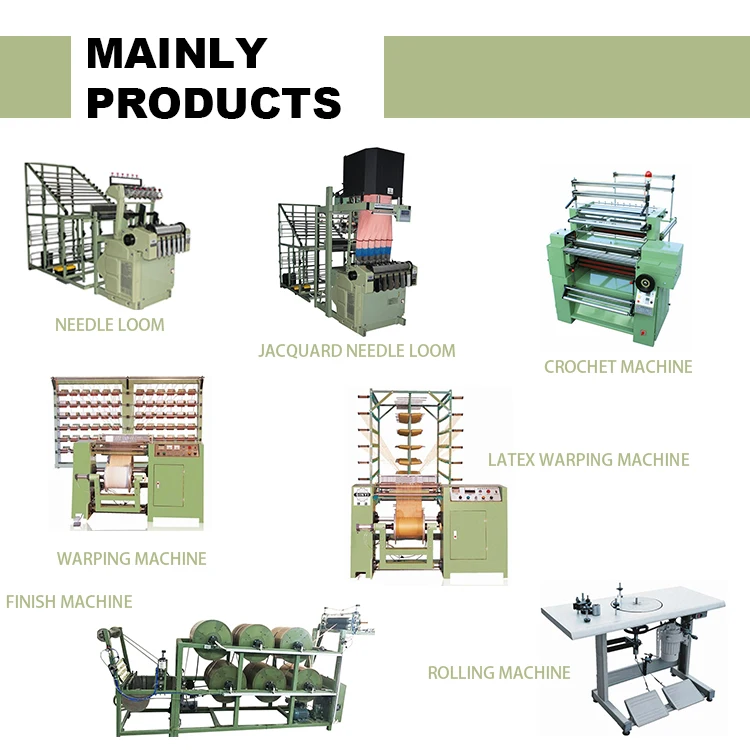 Automatic Power Loom Narrow Fabric Weaving Loom Shuttleless Weaving ...
