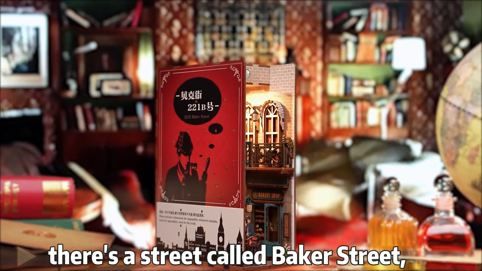 Tonecheer Baker Street Miniatures Dollhouse Kits Miniature Diy 3d ...