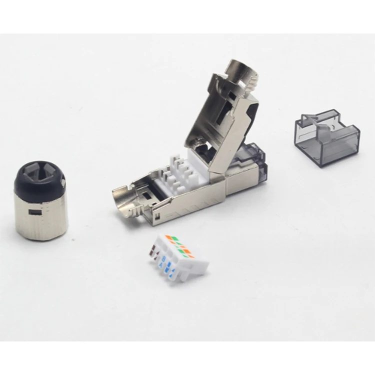 CAT8 RJ45 Connector - Toolless Male Plug for Networking