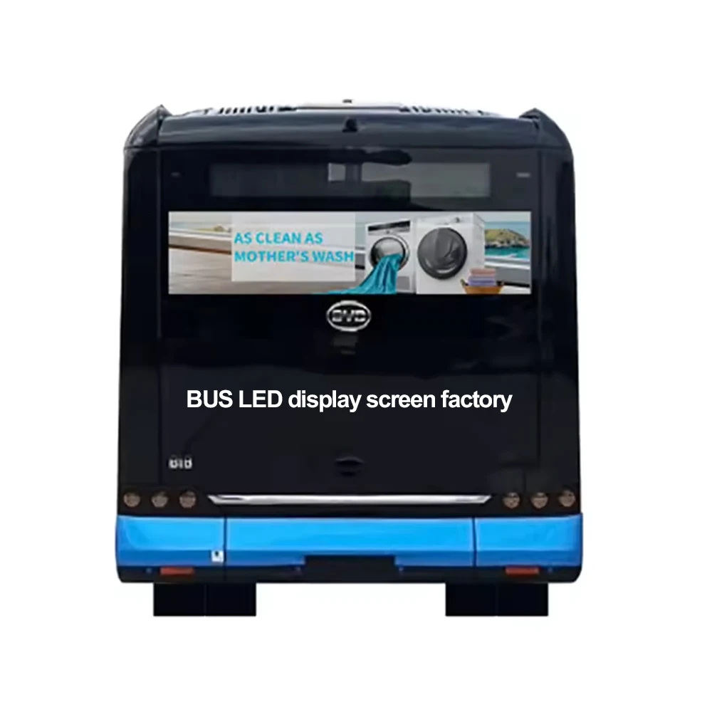 App Programmable Bus Full Color Led Display Bus Led Rear Window Line ...