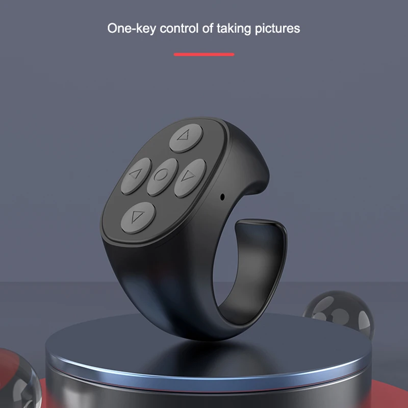 Ring Tiktok Remote Control - Bluetooth Fingertip Video Controller