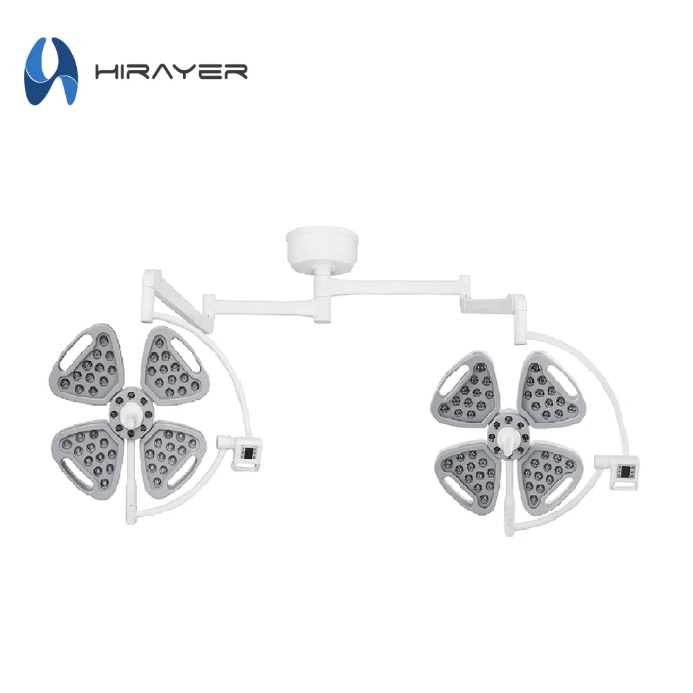 Two Head Overhead Led Ceiling Petal Type Lamp Led Surgical Ceiling ...