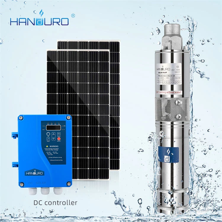 Alibaba.com: Handuro 24V 120W 1.2m³/h solar powered submersible deep ...