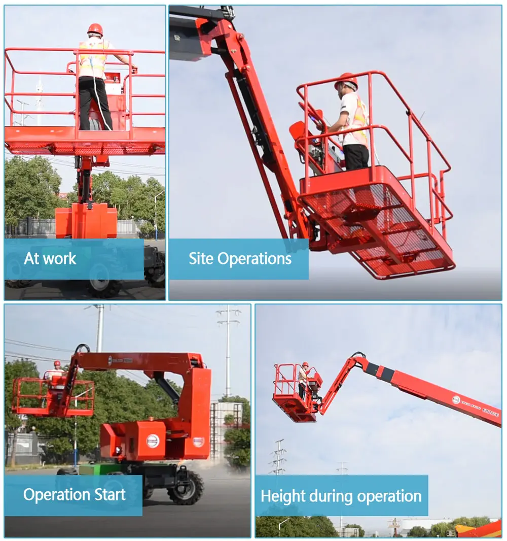 Articulated Crawler Boom Lift Boom Lift 28m Articulated Arm Boom Lift ...