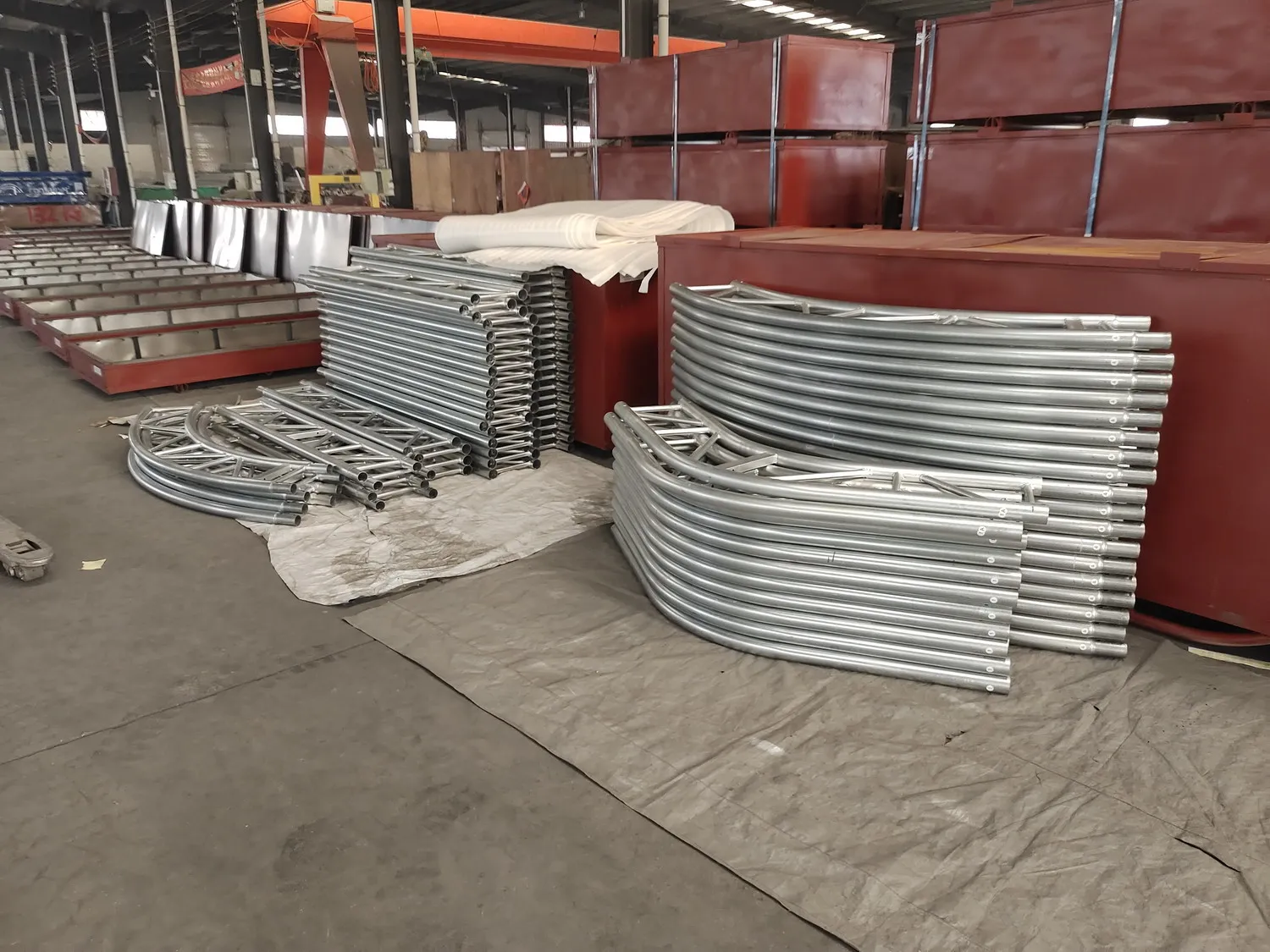 Wholesale Large Warehouse Tent Pvc Tarp Storage Building 0.55kn Wind ...