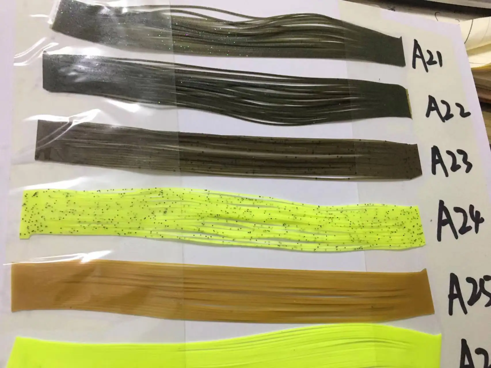 In Stock Silicone Jig Skirts - DIY Fishing Lures