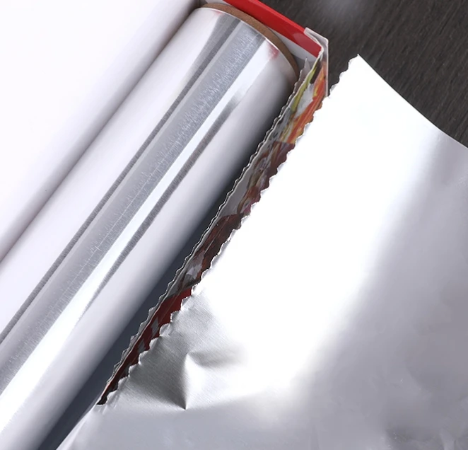 China Factory 8011 Food Grade Heavy Duty Household Silver Falcon Foil ...